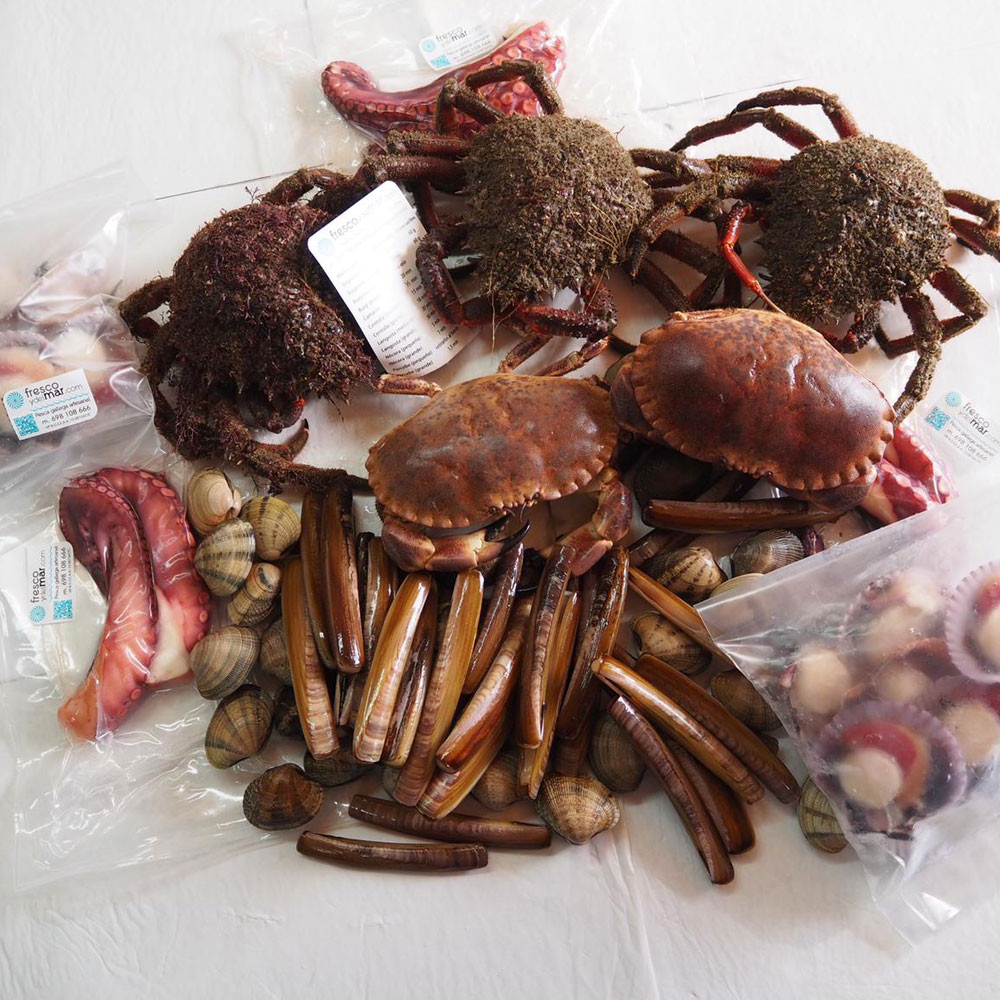 Mariscada Gallega a domicilio para 6 personas, especial Navidad. Envío ...